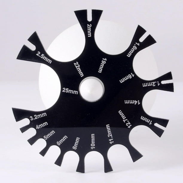 Body Jewelry Piercings Gauge Acrylic Precise Gauge Wheel Measurement ...