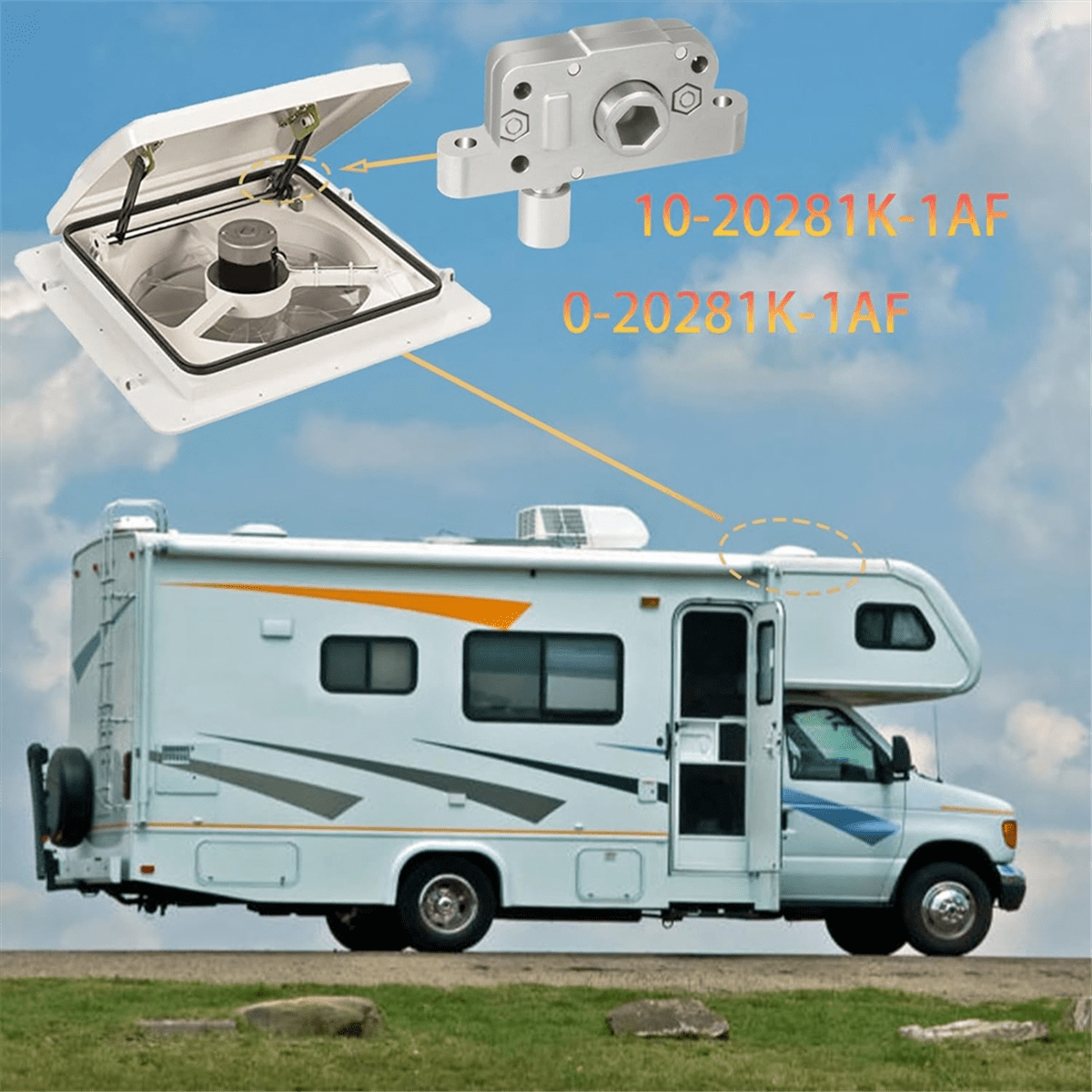 Click here for Unbranded 10a20281k1 Mechanism Compatible Rv Roof... prices