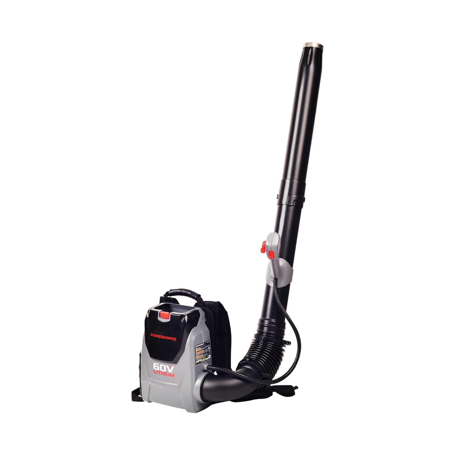 POWERWORKS 60V Backpack Leaf Blower, Battery Not Included BPB60L00PW ...