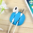 2 Set/20 Pcs Desktop Cable Fastener Set Flexible TPR Multi-hole Wire ...