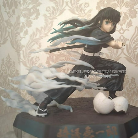 30cm Anime Demon Slayer Daki Model Toys Yoriichi Kokushibou Action ...