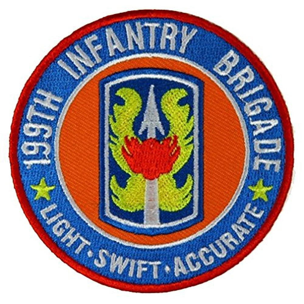 199TH INFANTRY BRIGADE LIGHT SWIFT ACCURATE ROUND PATCH - Color ...