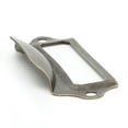 10xAntique Brass Label Pull Frame Handle File Name Card Holder Cabinet ...