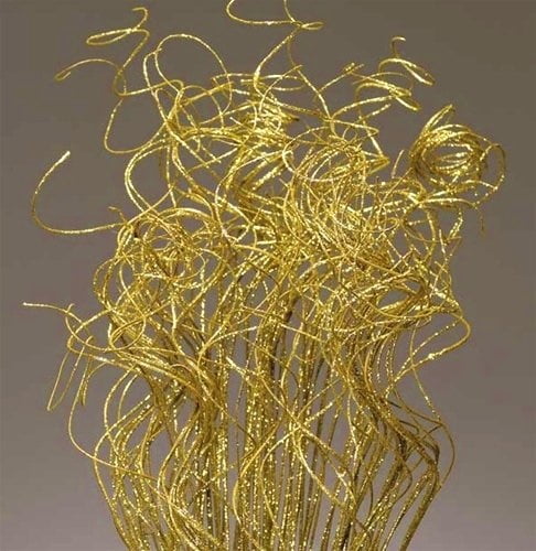 24-28" gold sparkle curly ting ting branch - Walmart.com