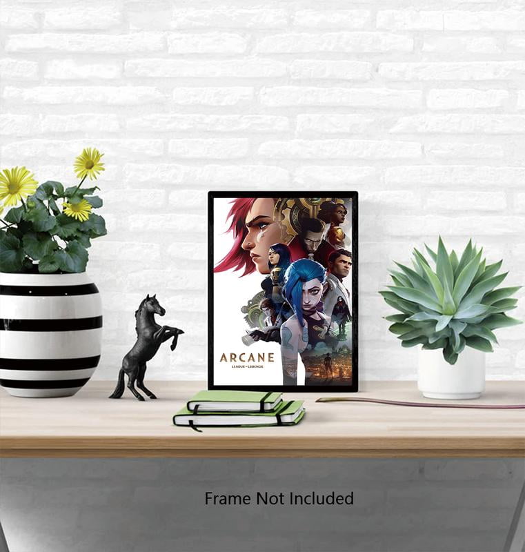 Arcane League of Legends Anime Movie Poster - Cool Wall Decor Art Print ...