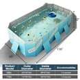 Extra Large SLLINGLUO Foldable Swimming Pool for Kids & Adults, Ideal ...