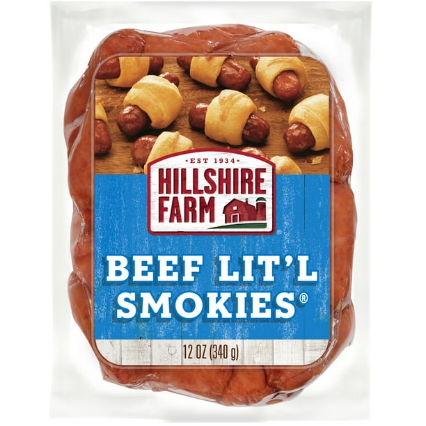 Hillshire Farm Beef Lit'l Smokies Smoked Sausage, 12 oz - Walmart.com