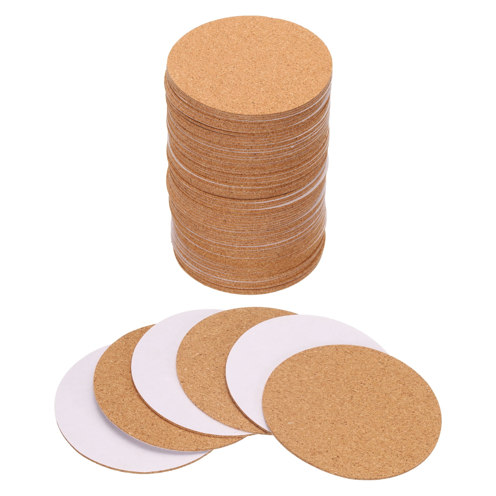Click here for Uxcell 80pcs Self Adhesive Cork Coasters 3.7X 3.7X... prices