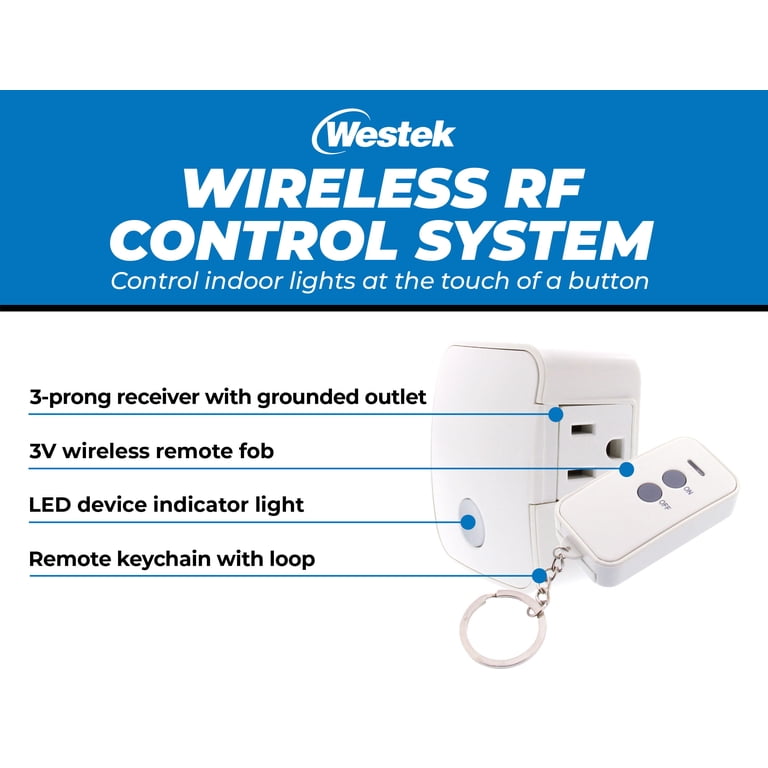 Westek Wireless Lighting Control Kit AmerTac RFK100LC Westek Wall