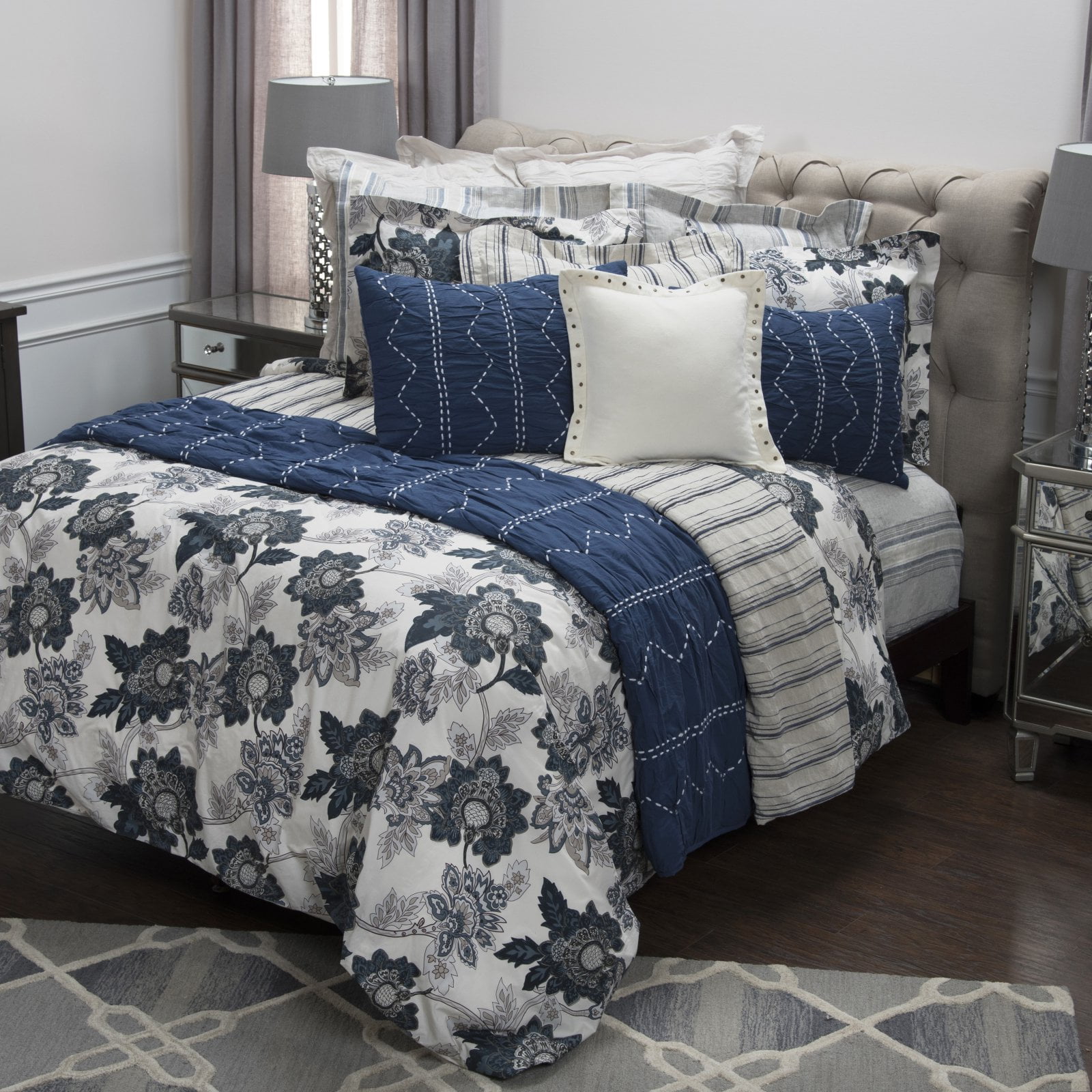 Rizzy Home BT3184 K The Morrison King Bedding Set - Walmart.com