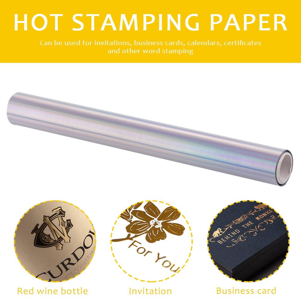 19.3cmx5m Papel de transferencia de calor holográfico DIY Crafts Rollos ...