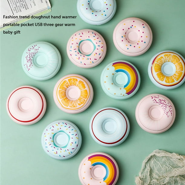 2000mAh Mini Donut Hand Warmer Electric Fast Self-Heating Heater ...