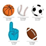 Big Dot of Happiness Go, Fight, Win - Sports - DIY Shaped Baby Shower ...