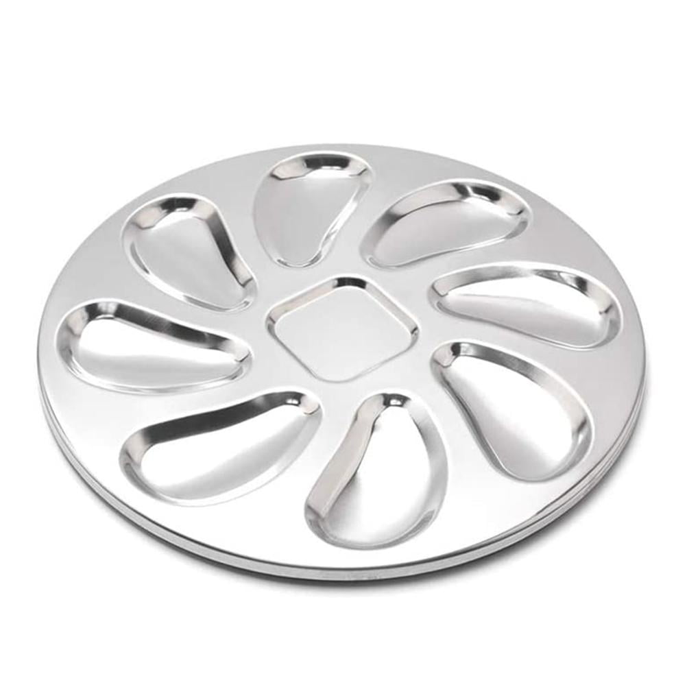 Click here for Freer Oyster Plate Oyster Shell Shaped Tray Stainl... prices