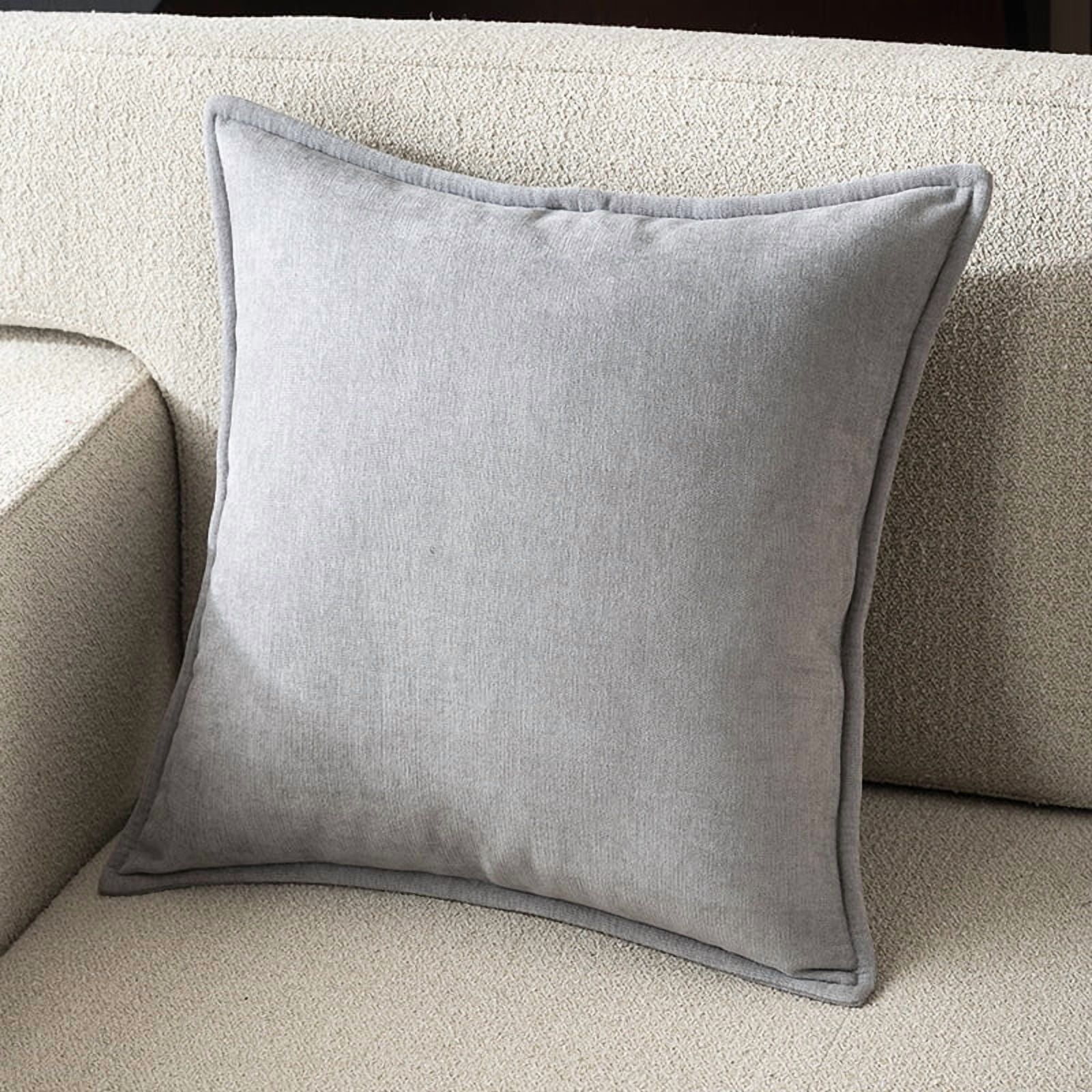 Click here for Nvzi Small Throw Pillow - 45*45cm Light Grey Cheni... prices