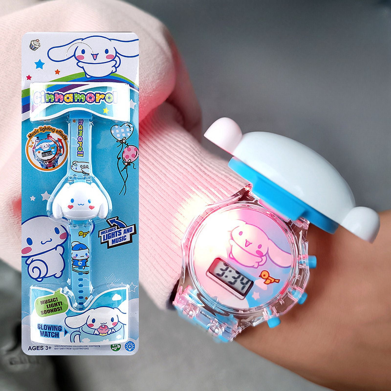 Nuevo reloj musical Sanrio Kawaii dibujos animados Anime Kuromi ...