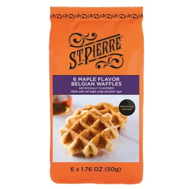 Carlotta's Authentic Belgian Pearl Sugar Waffles, Individually Wrapped ...