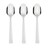 Mainstays Chiazza Stainless Steel Dinner Spoon, Set of 3, Silver ...