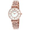 Emporio Armani Women's Retro Mother of Pearl Crystal Stainless Steel ...