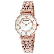 Emporio Armani AR5920 Sport White and Rose Gold Chronograph Womens ...