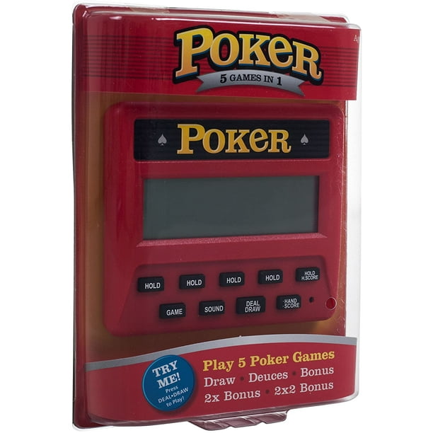 Trademark Poker Global Electronic Handheld 5-in-1 Poker Game - Walmart.ca