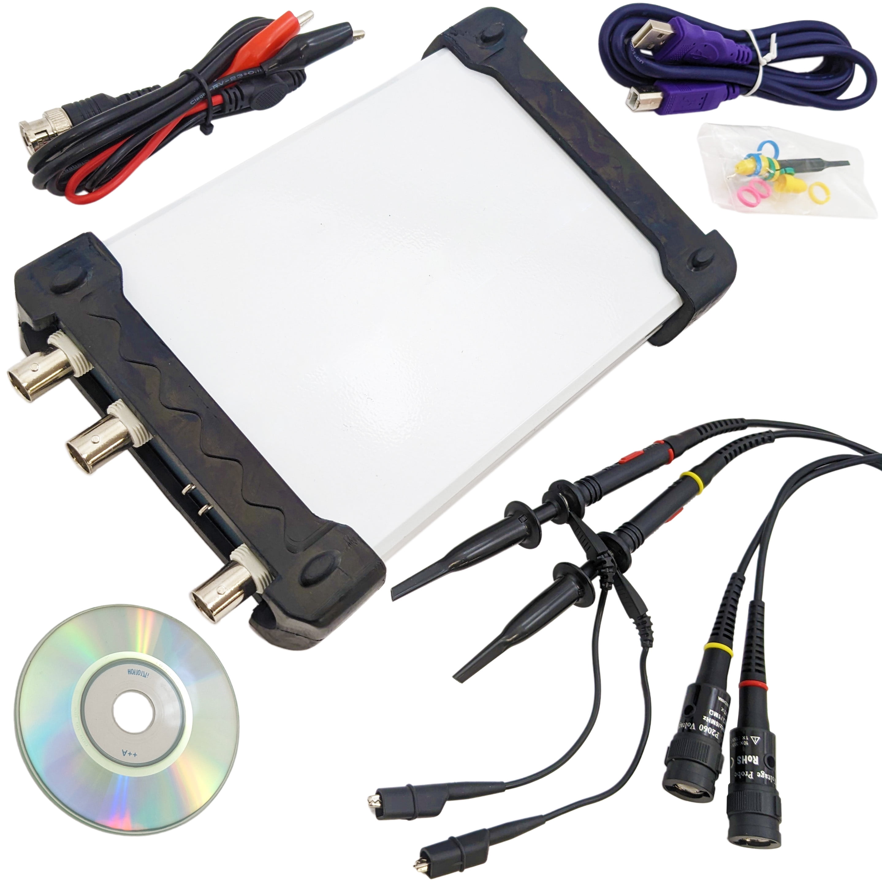 Dual Channel USB Digital Oscilloscope with Spectrum Analyzer / DDS ...