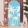 Arch Backdrop 6.6 Ft, Tropical Palm Tree Spandex Stretch Fitted Arch ...