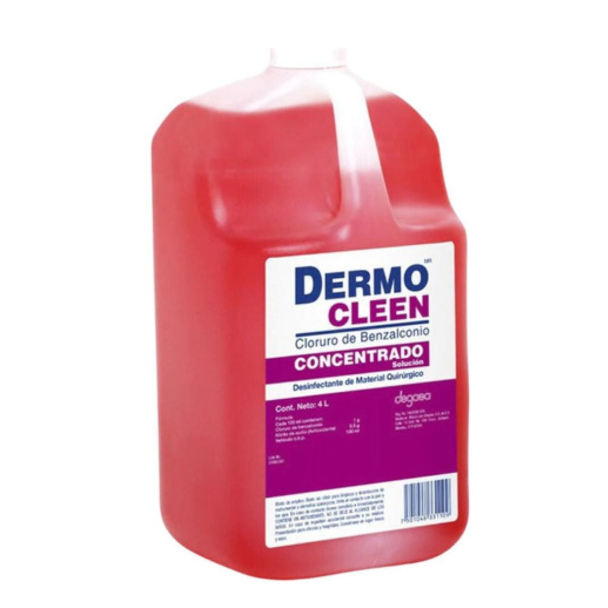 4lt Cloruro Benzalconio Dermocleen Concentrado Desinfectante de ...