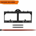 RVNI 3000LBS 49" Hay Bale Spear Skid Steer Tractor Loader Attachment ...