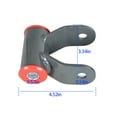 LABLT 2Inch Rear Drop Lowering Steel Shackles Kit for 2002-2008 Ram ...