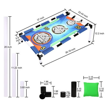 Funny Play Bean Bags Toy Game Cornhole Board、 Sandbag throwing Cornhole ...