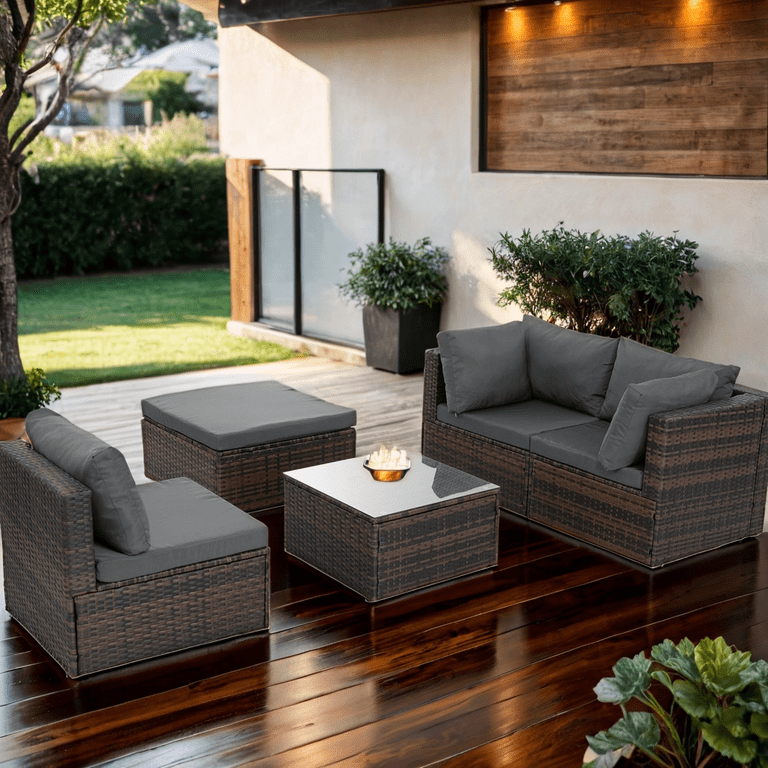 Garden table sofa set store