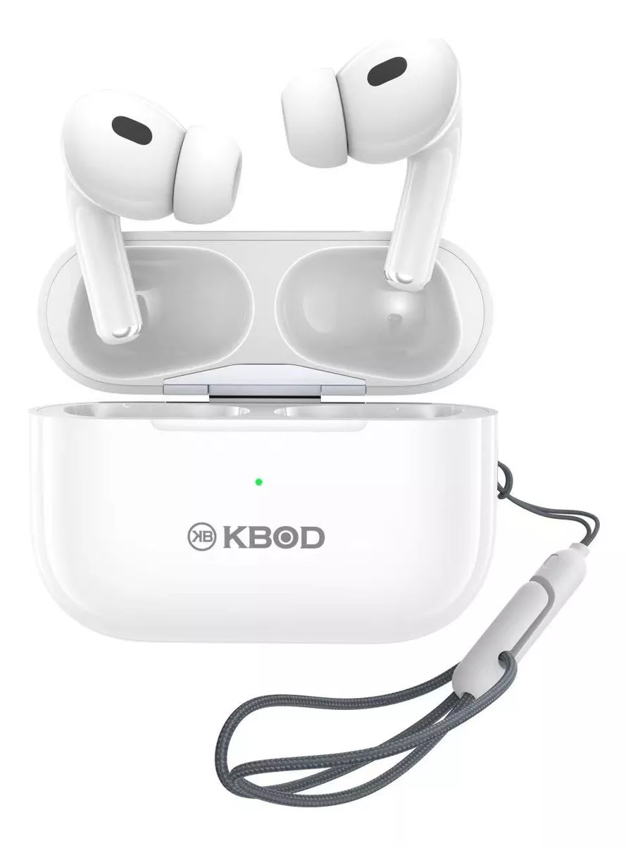 Audífonos Bluetooth In Ear Para iPhone Android Kbod Blanco Luz Verde ...