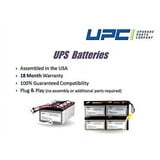 APCRBC105-UPC Replacement Battery by UPC Upgrade Parts Company for APC ...