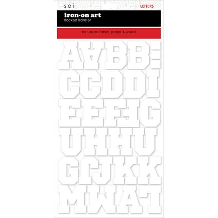 Letter Transfers 1.5" 2 Sheets/Pkg-White Sport | Walmart Canada