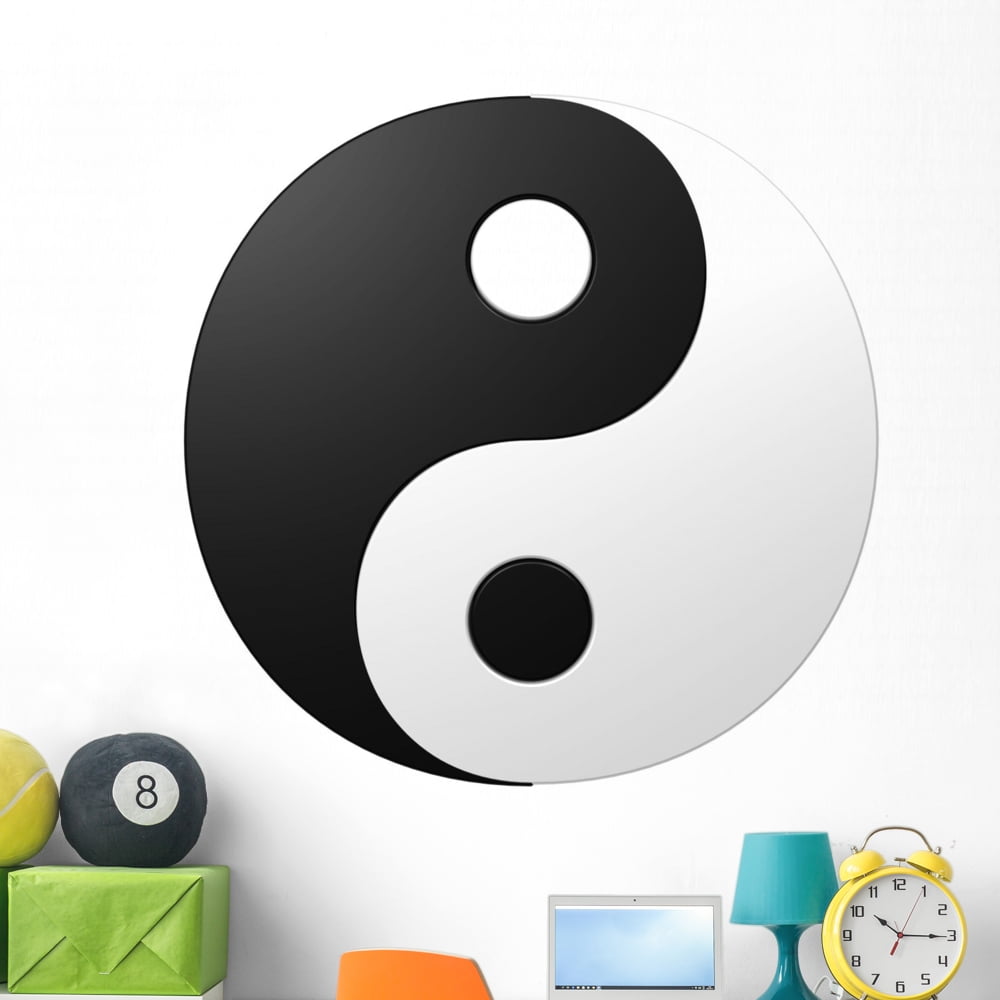 Ying Yang Wall Mural Decal Sticker, Wallmonkeys Peel & Stick Vinyl ...