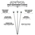 Cocktail Picks Stainless Steel Toothpicks – 4 inch 24 Pack Martini ...