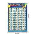 1 To 100 Numbers Chart For Kids Educational Preschool Poster Large ...