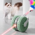 QXFBJOQH Interactive Ball Automatic Toy With Mouse Tail For Cats ...