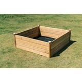Timber Valley Dual Purpose 48" x 48" Cedar Garden (2PK) - Walmart.com