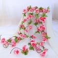 Artificial Cherry Blossom Vine, Faux Sakura Garland for Wedding Party ...