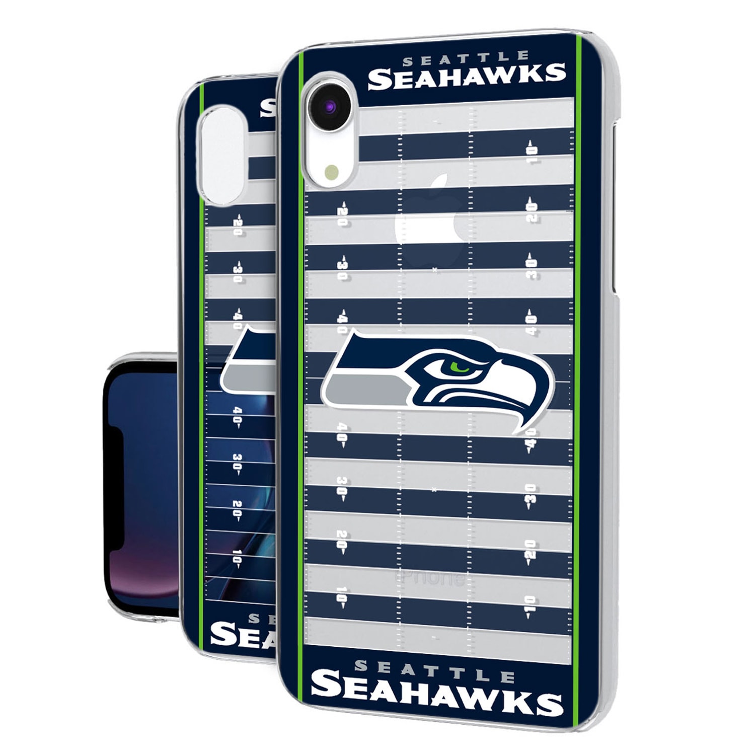 Seattle Seahawks iPhone Clear Field Design Case - Walmart.com - Walmart.com