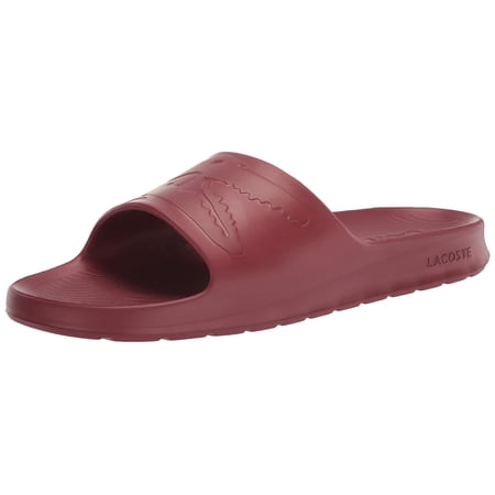 Lacoste Men's Croco Slide Sandal, DK RED/DK RED, 11 | Walmart Canada