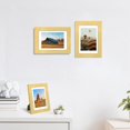 4x6 Picture Frame Set of 4, High Definition Real Glass, Display ...