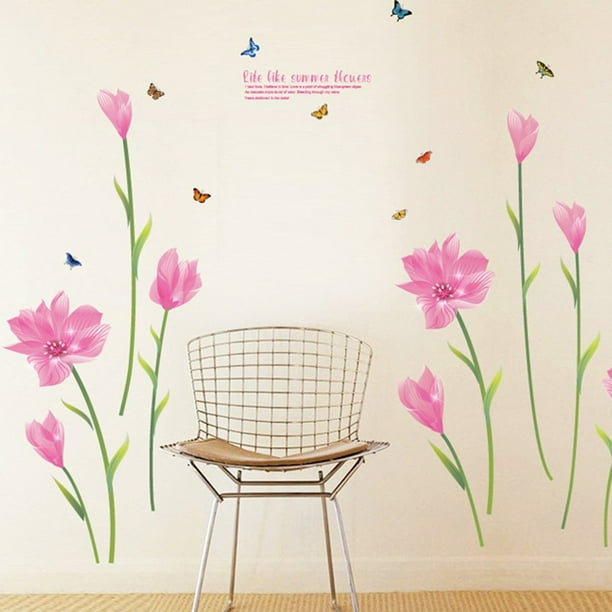 Magic Flower Wall Poster Drawing Room Bedroom Decorative Wall Sticker ...