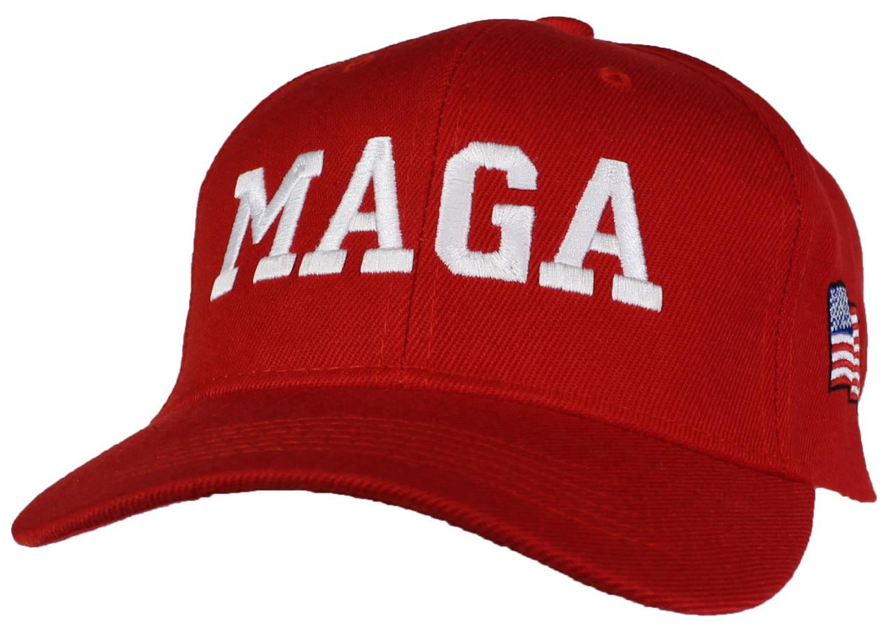 Tropic Hats Adult Embroidered MAGA 45 American Flag Trump Adjustable ...