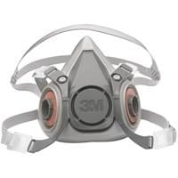 3M Industrial Reusable Half-Face Respirator, Dust Smoke Respiratory Gas ...