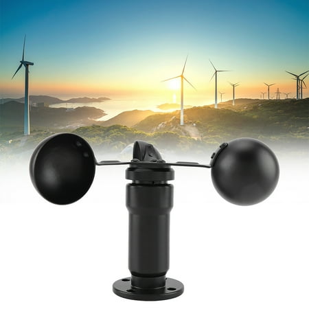 Peahefy 4-20mA Pulse Signal Output Aluminum Alloy Wind Speed Sensor ...