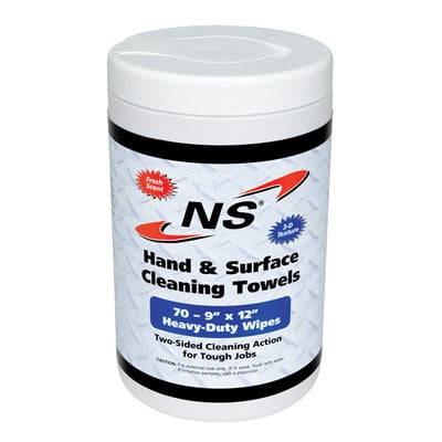 NS Janitorial Hand & Surface Pre-Moistened Cleaning Towels (280 Wipers ...