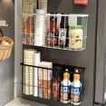 Space Saving 2 Piece Kitchen Hanger Shelf Heavy Duty Metal Materials ...
